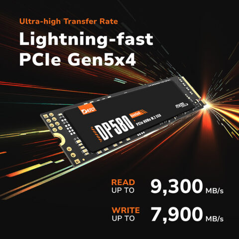 DATO DP580 M.2 2280 PCIe Gen5x4 NVMe SSD - Datotek