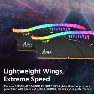 ARES DDR5 ARMOR-LITE RGB™ Gaming Desktop Memory - Datotek